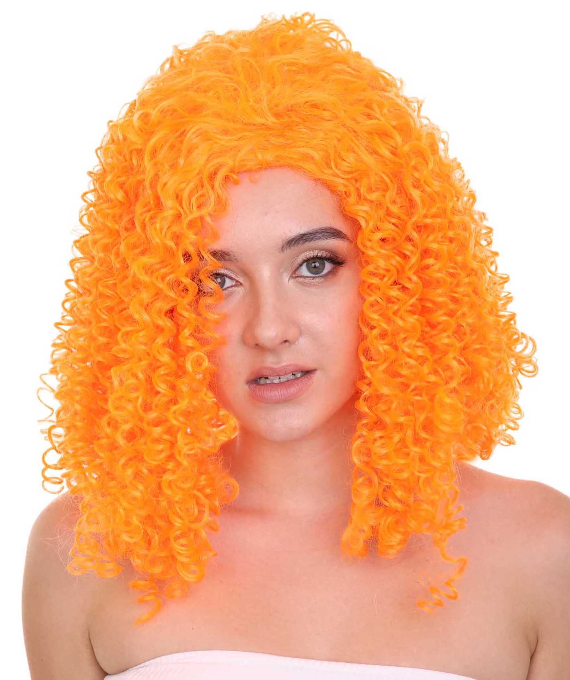 Womens Animation Orange Curly Wig | Orange TV/Movie Wigs | Premium ...