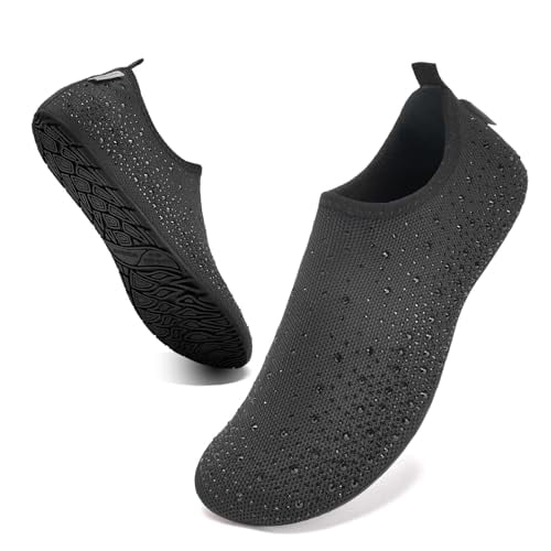 Womens Barefoot Water Shoes Travel House Slippers for Indoor and ...