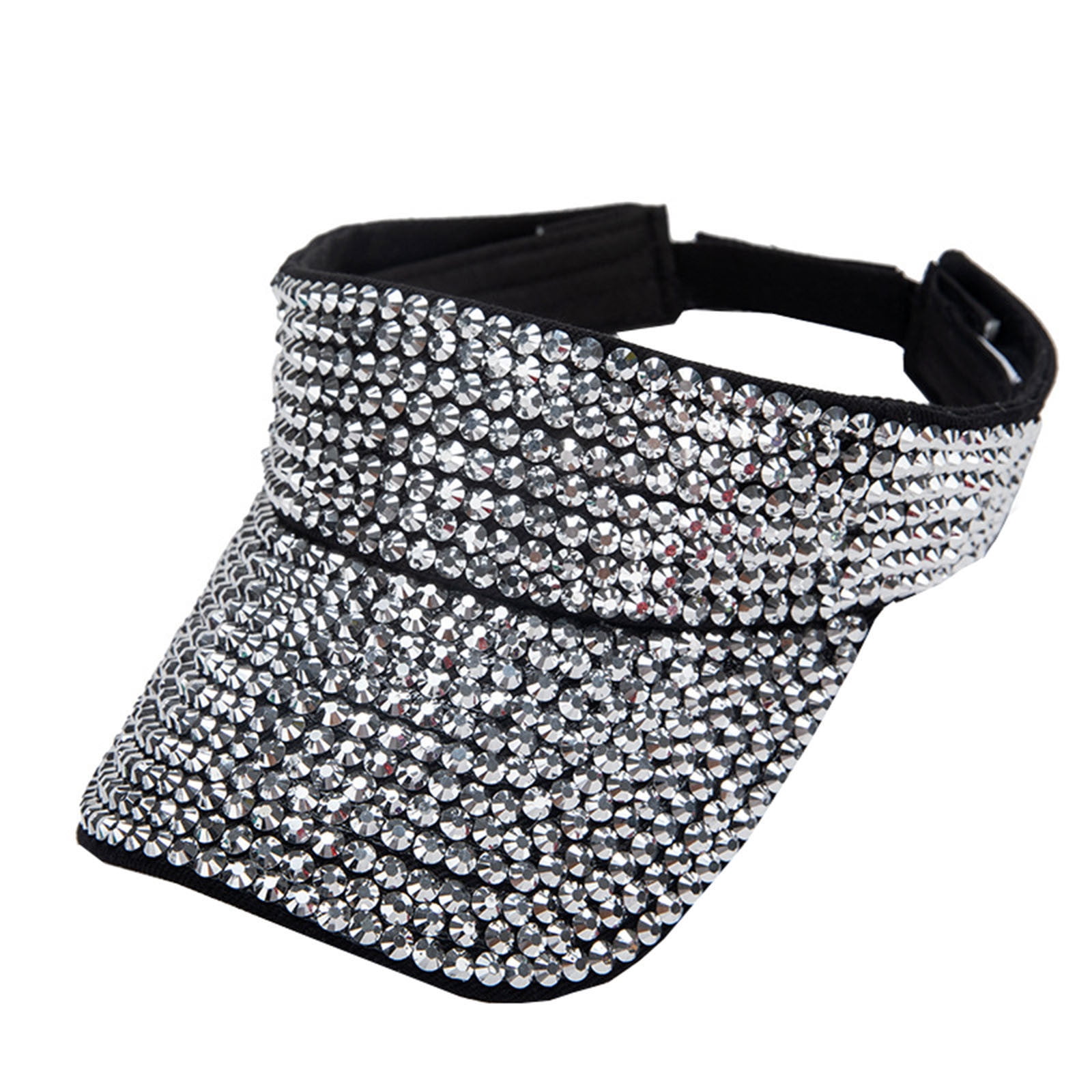 Womens Baseball Caps Bling Rhinestones Sport S Adjustable Summer Visor ...