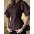 Womens Batwing Dolman Sleeve Summer Knit Top Ribbed Cinched Waist Brown ...