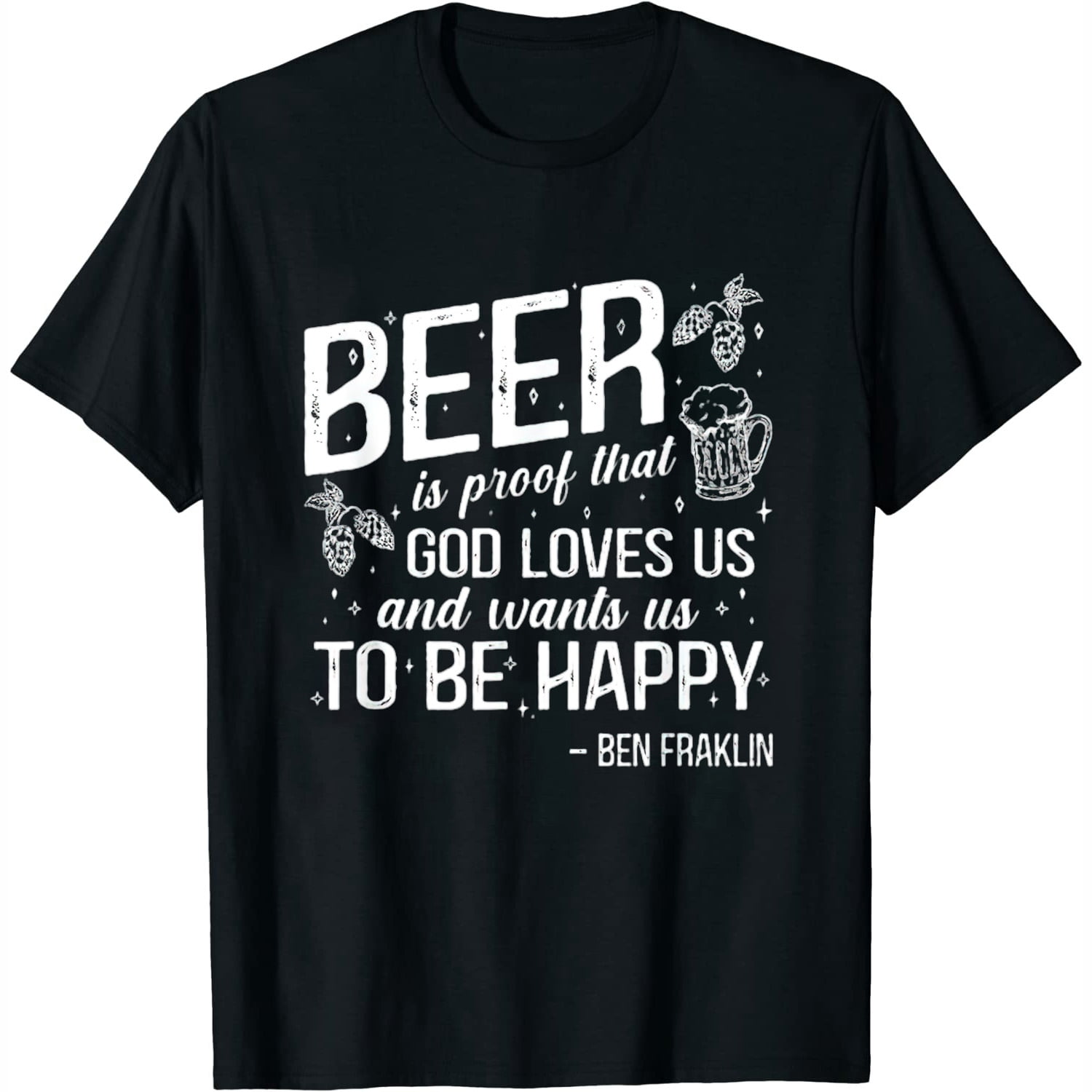 Womens Beer Is Proof That God Loves Us Funny Beer Lover Drinking T ...