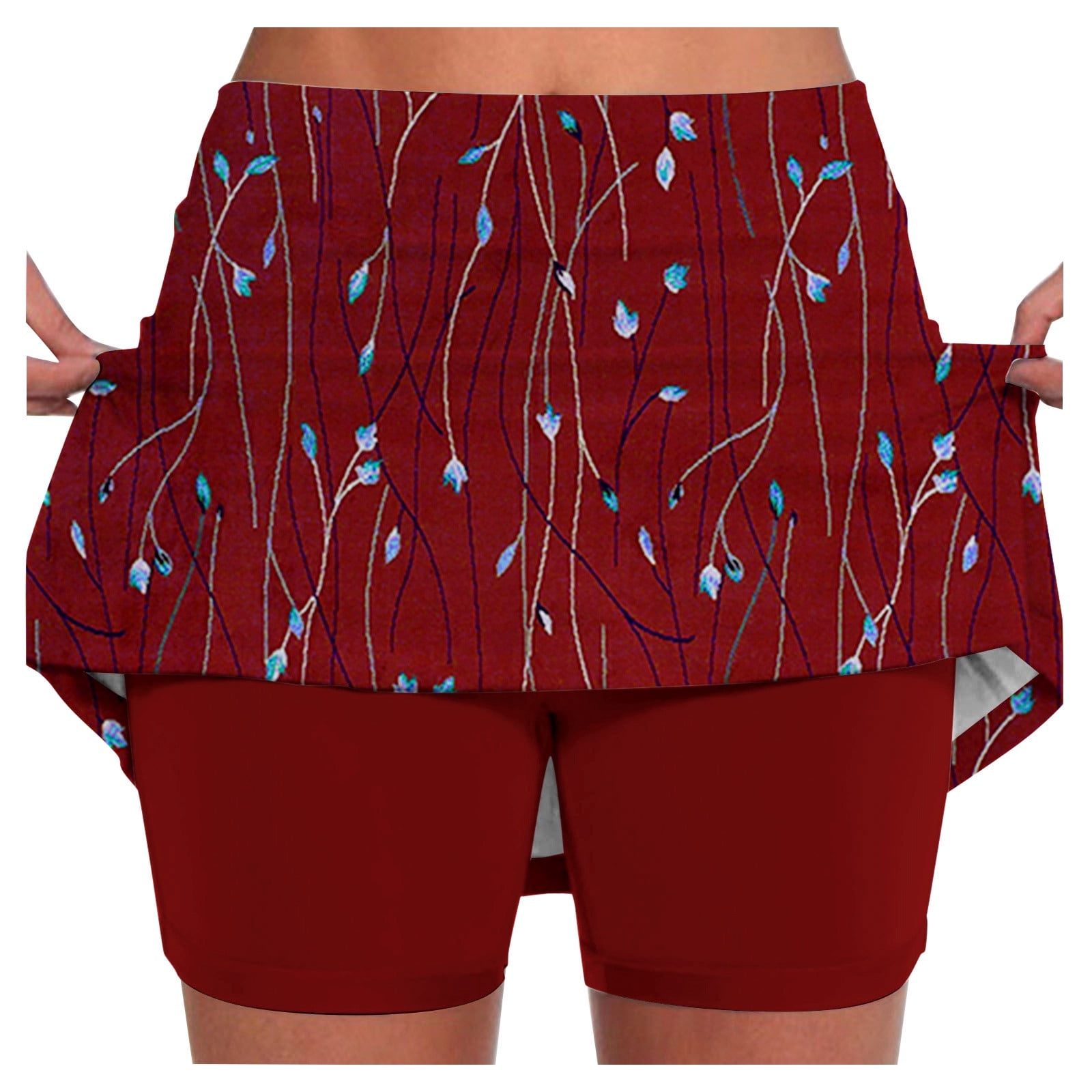 Womens Bermuda Shorts Skorts High Waist Skirt Sports Skorts New Summer ...