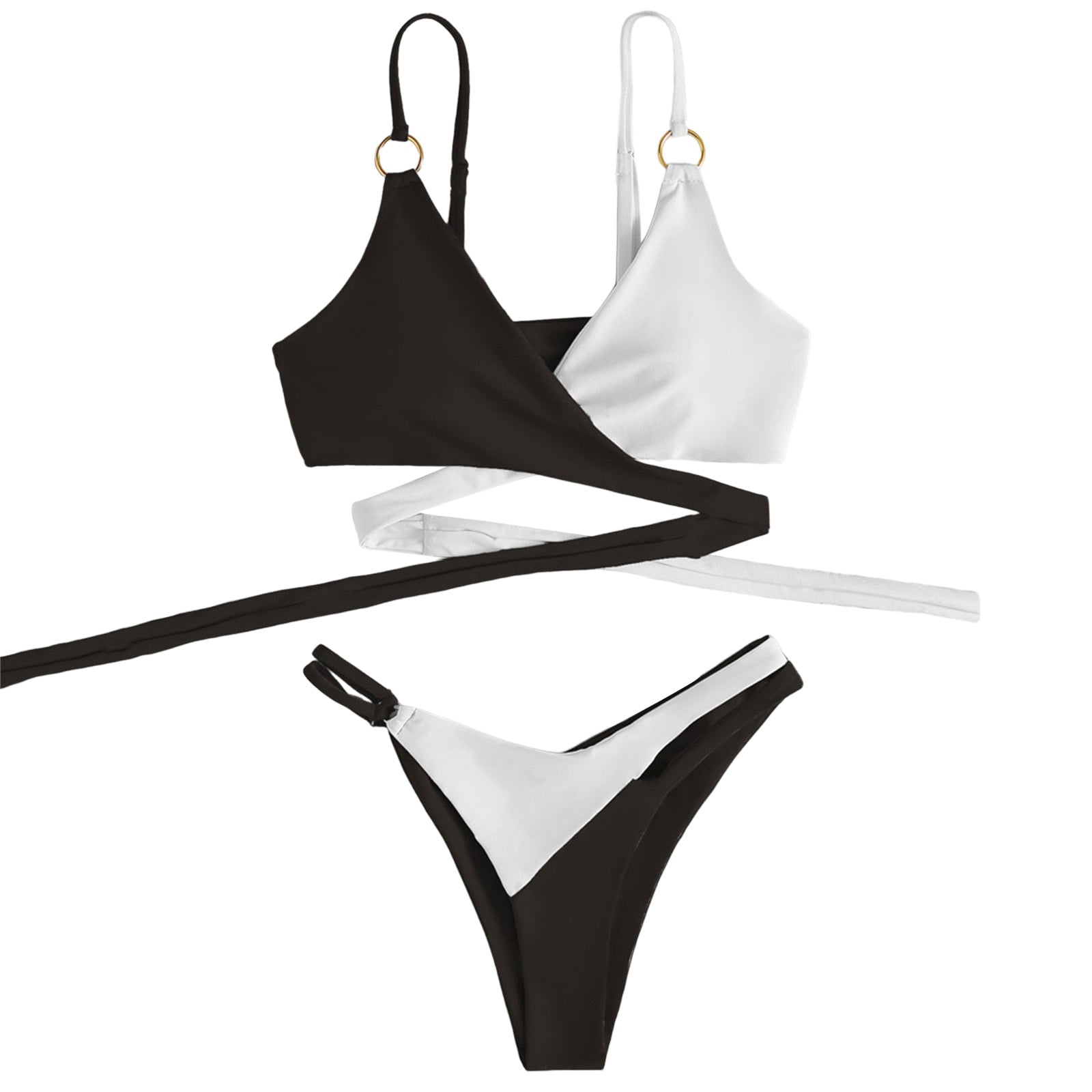 Womens Bikinis Padded Push Up Bra Bikini Set Swimsuit Bathing Suit ...