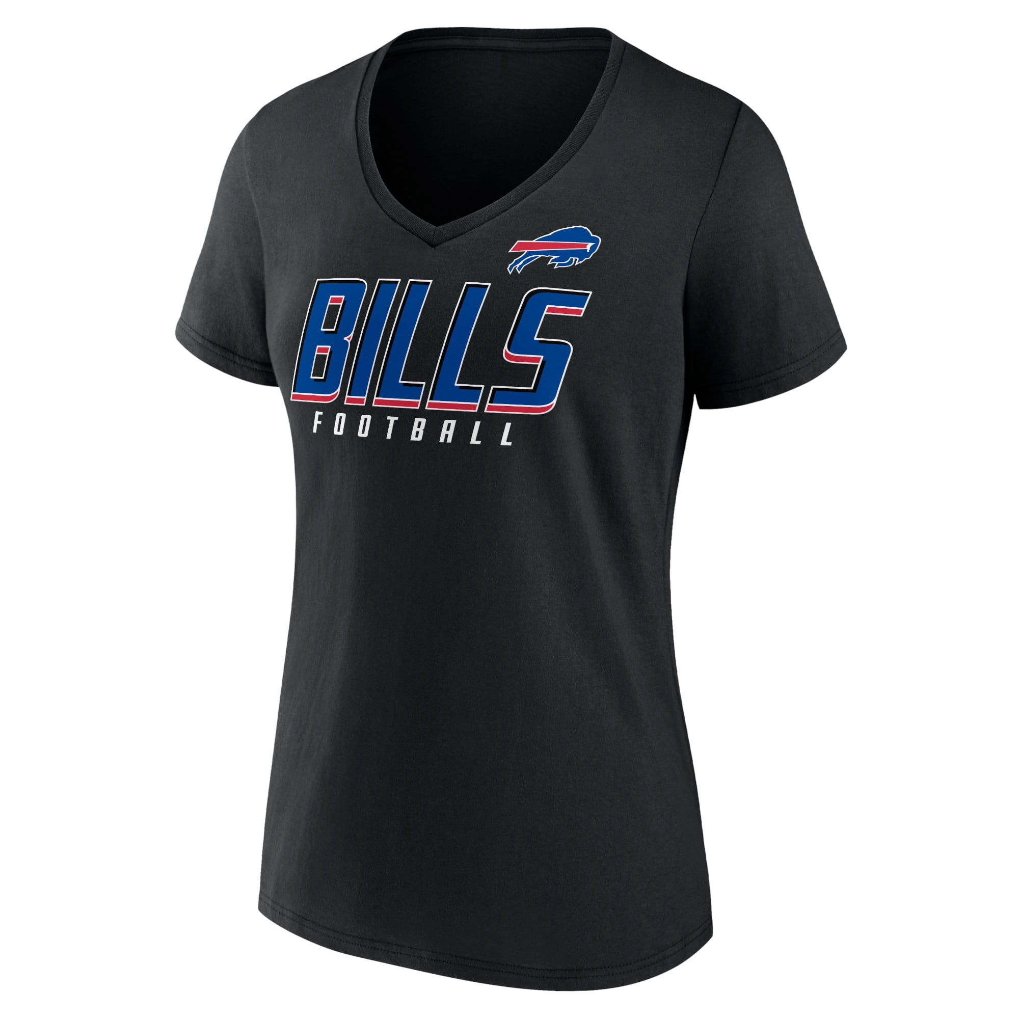 Womens Black Color Short Sleeve Cotton Vee Tee Slant Short Name ...