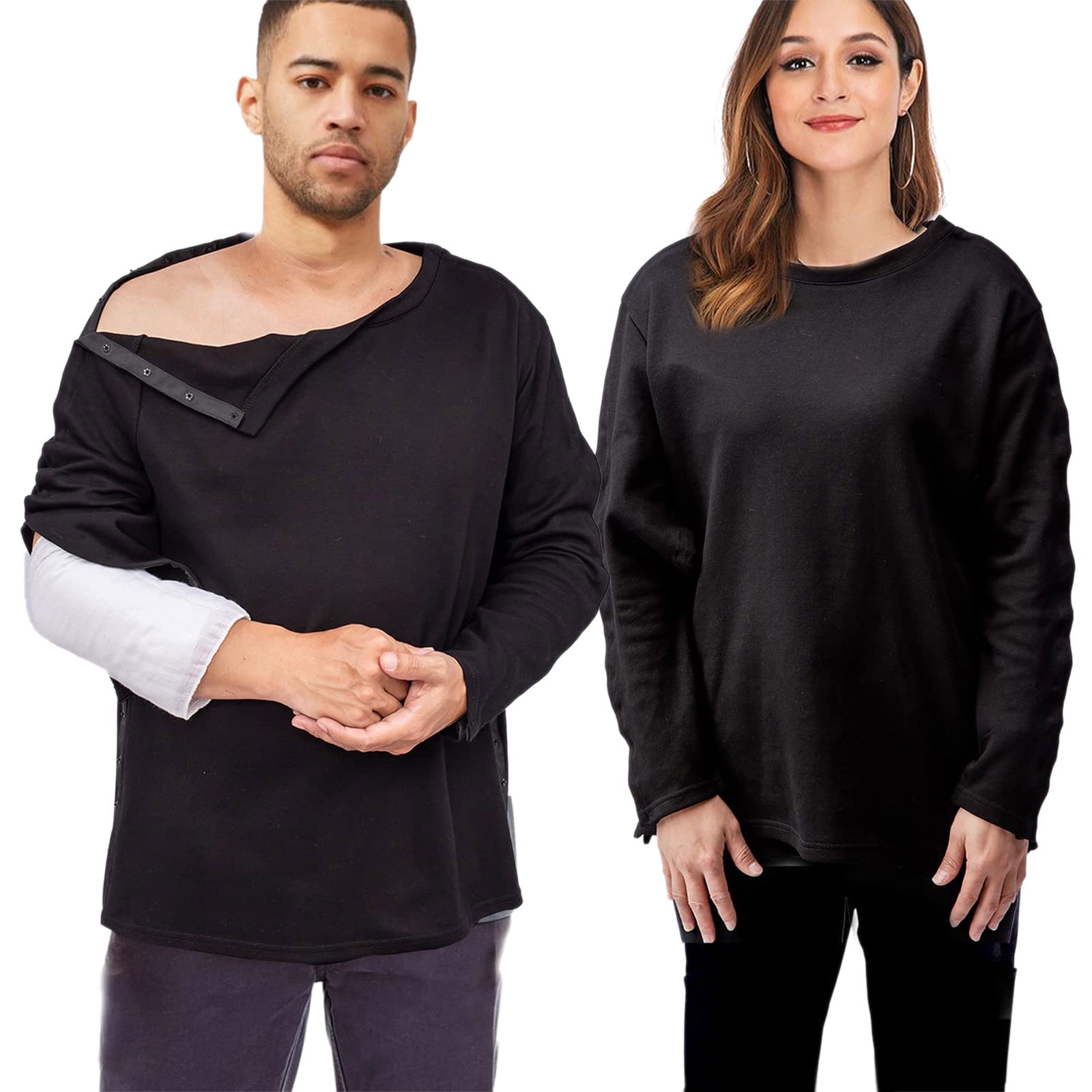 Womens Blouses Women And Men'S Long Sleeve Shirt Shoulder Unisex Rehab ...