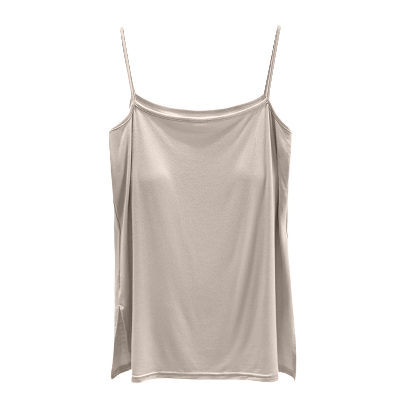 Womens Blouses Women's Neck Sleeveless Knit Ribbed Fitted Casual Crop ...