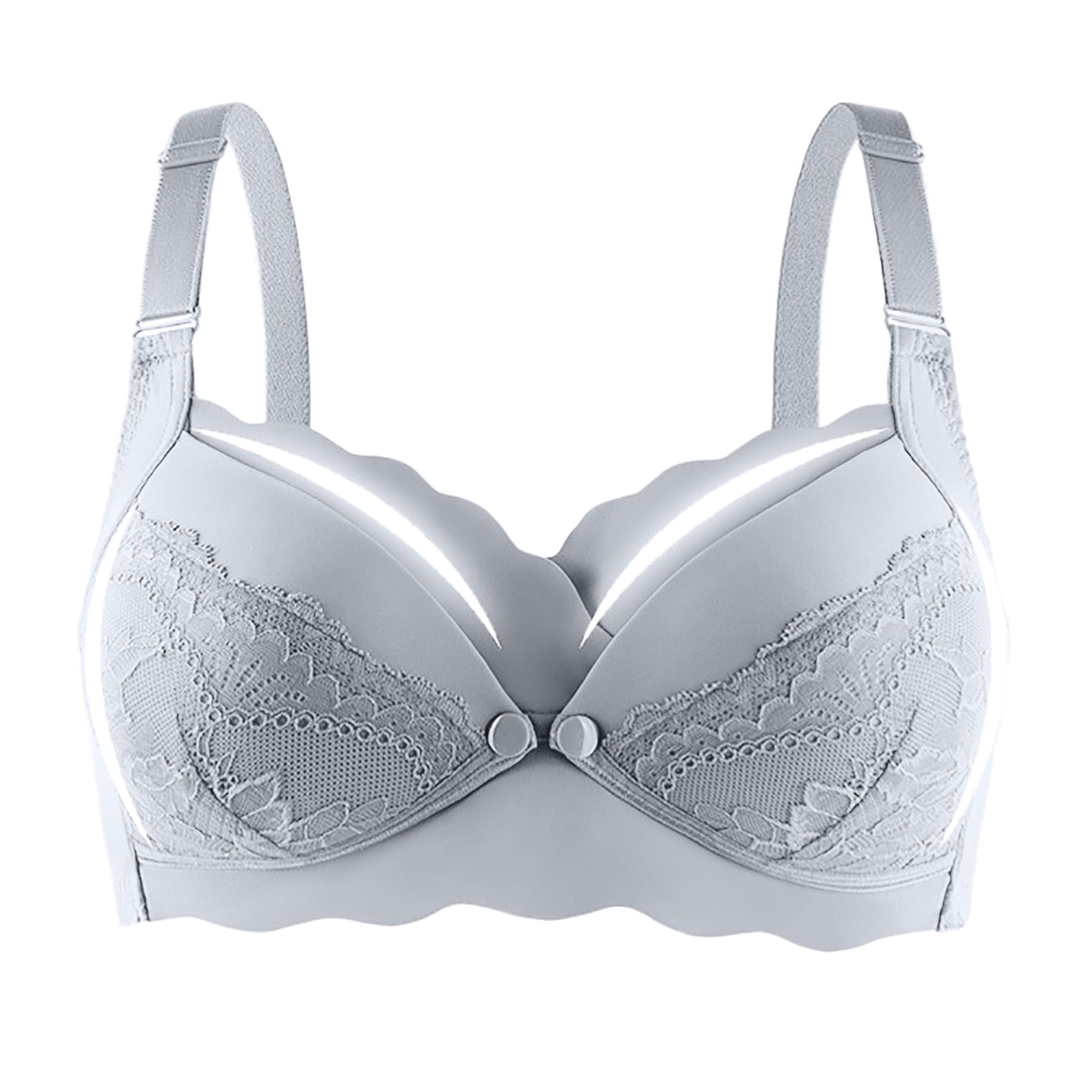 Womens Bra Women Solid Nursing Underwear Thin Hole Cup Breathable ...