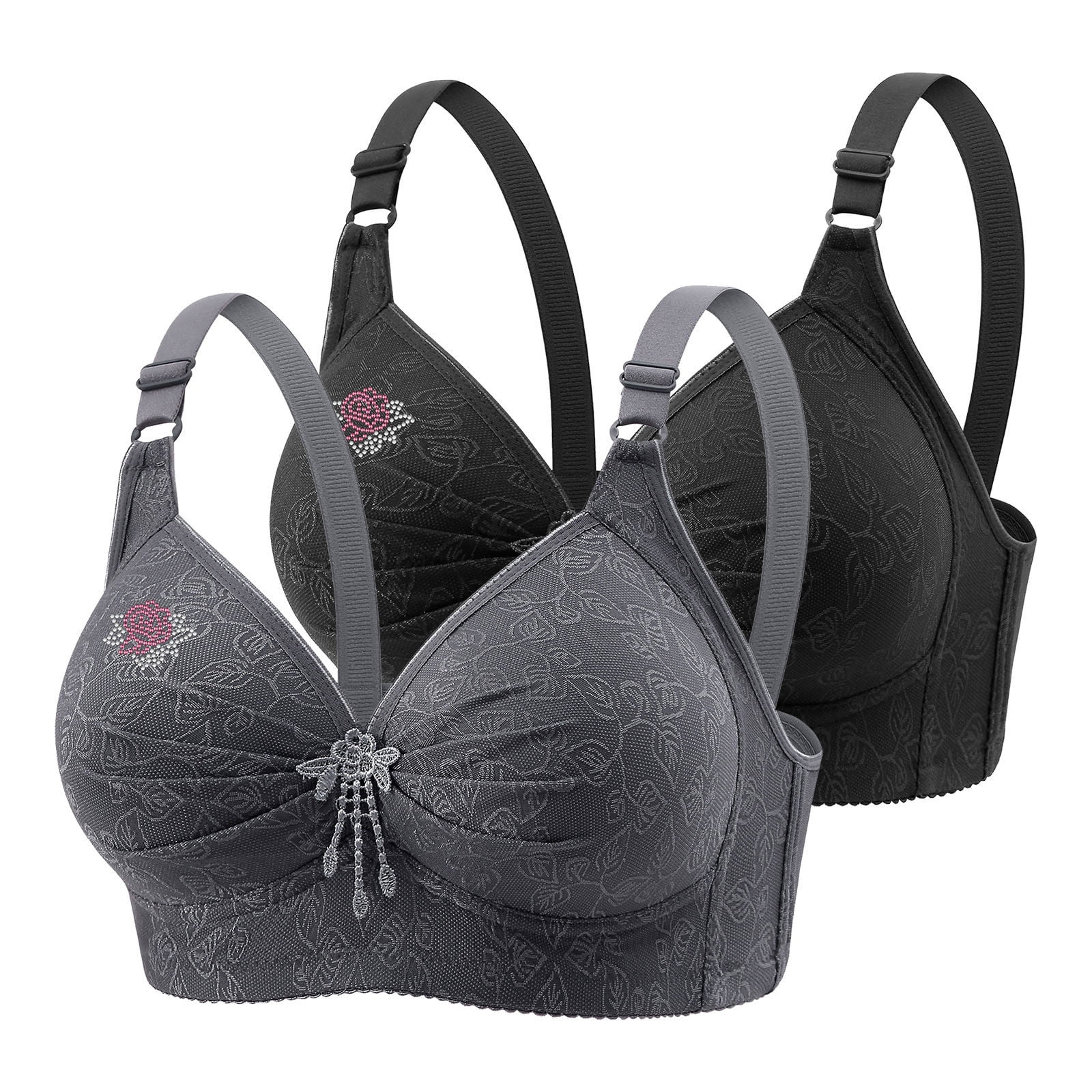 Womens Bras Clearance under $5! Xqxayjr 2 Pack Plus Size Bras for Women ...
