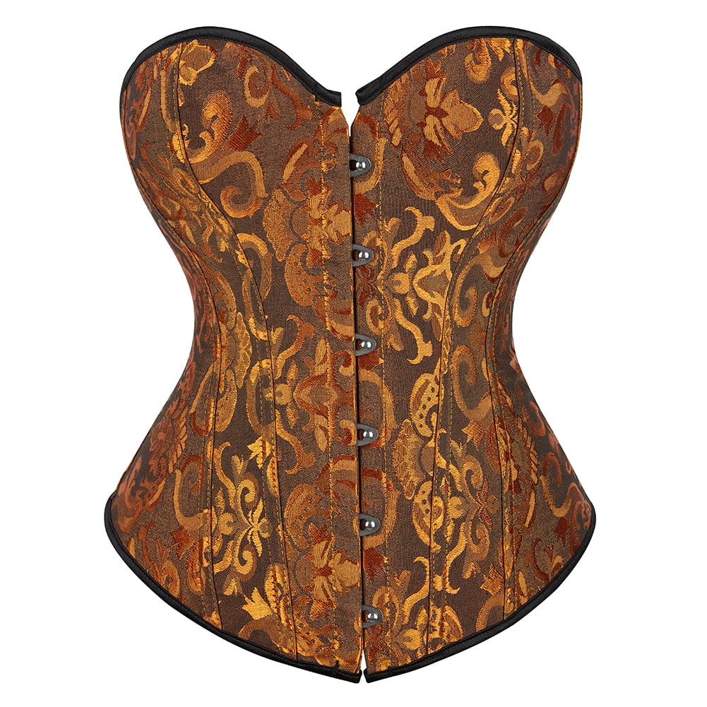 Womens Bustier Corset Top Overbust Corset For Women Lace Up Corset Tops ...