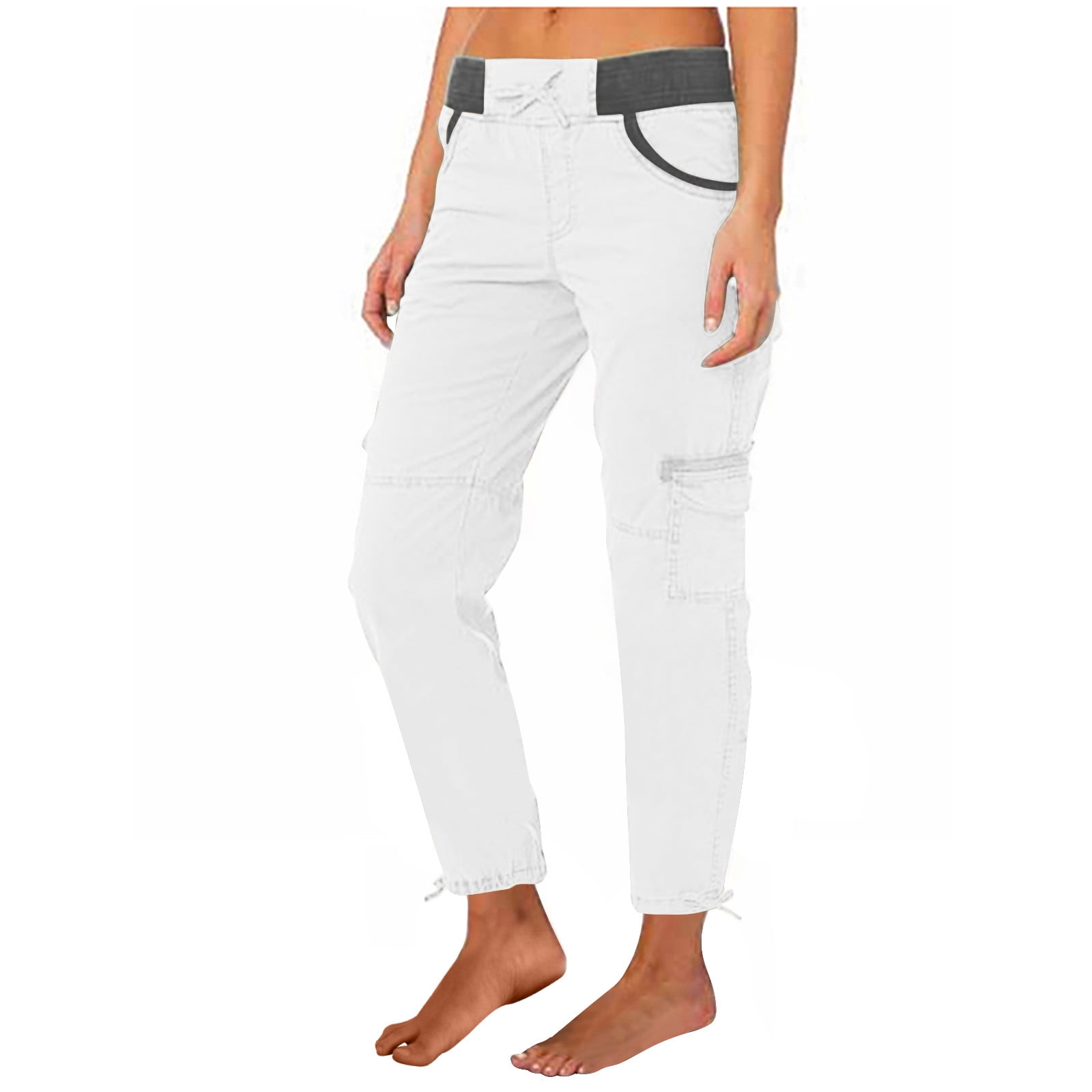 Womens Cargo Hiking Pants Lightweight Quick Dry Outdoor Athletic Summer ...