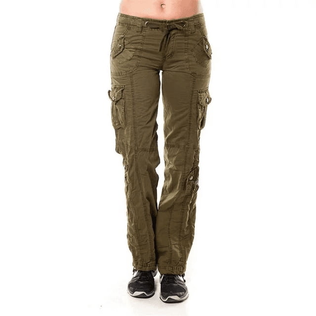 Womens Cargo Utility Work Hiking Army Military Multi Pockets Combat ...