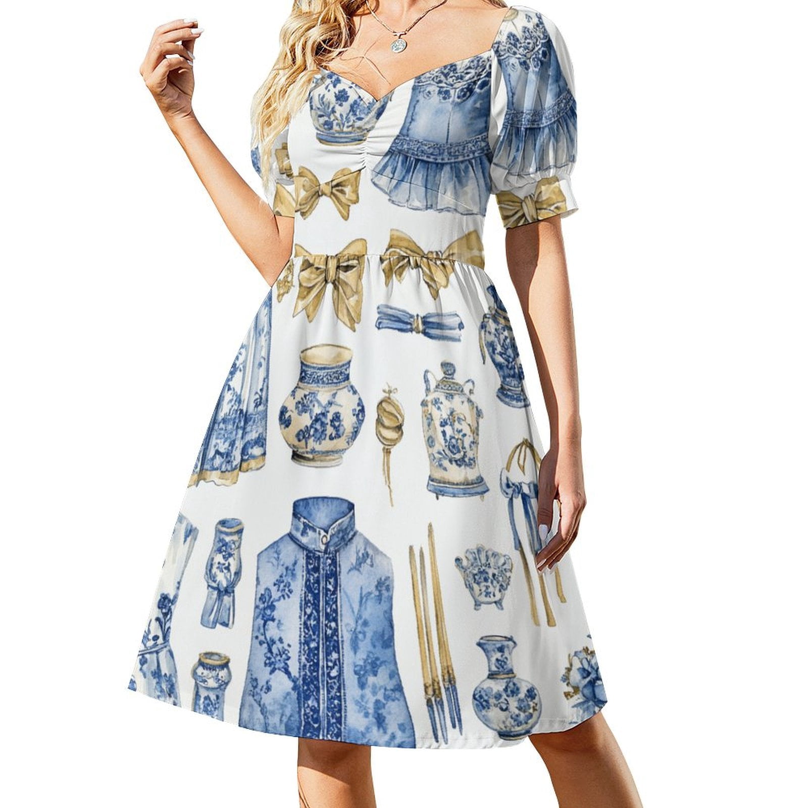 Womens Casual Dresses Amyj7375_sheet_of_individual_watercolor_elements ...