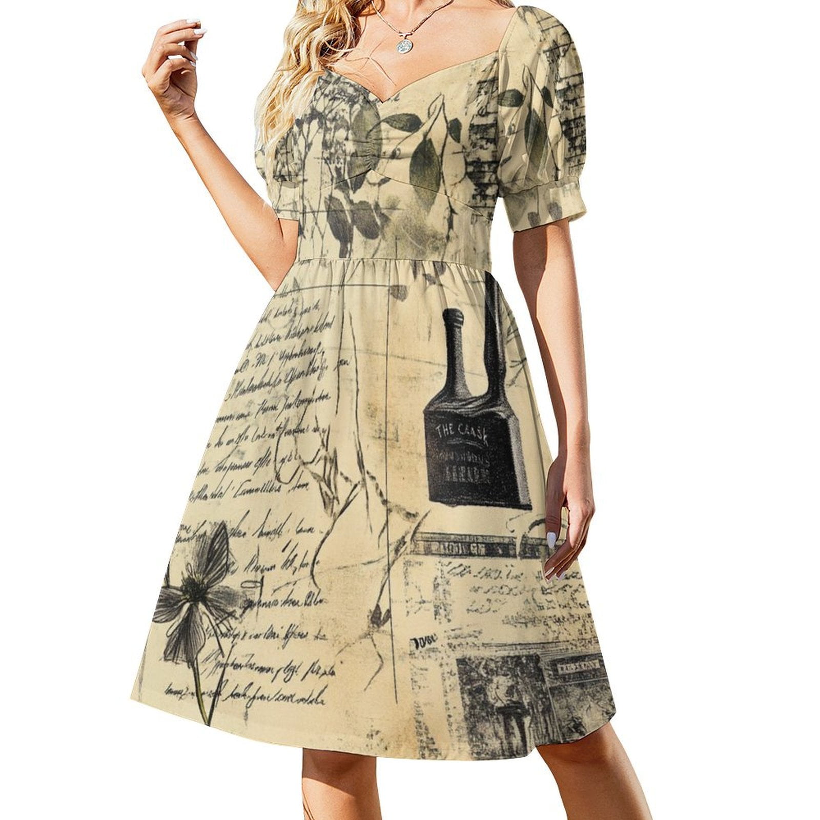 Womens Casual Dresses Artbykarenfaith_a_digital_handwritten_script_with ...