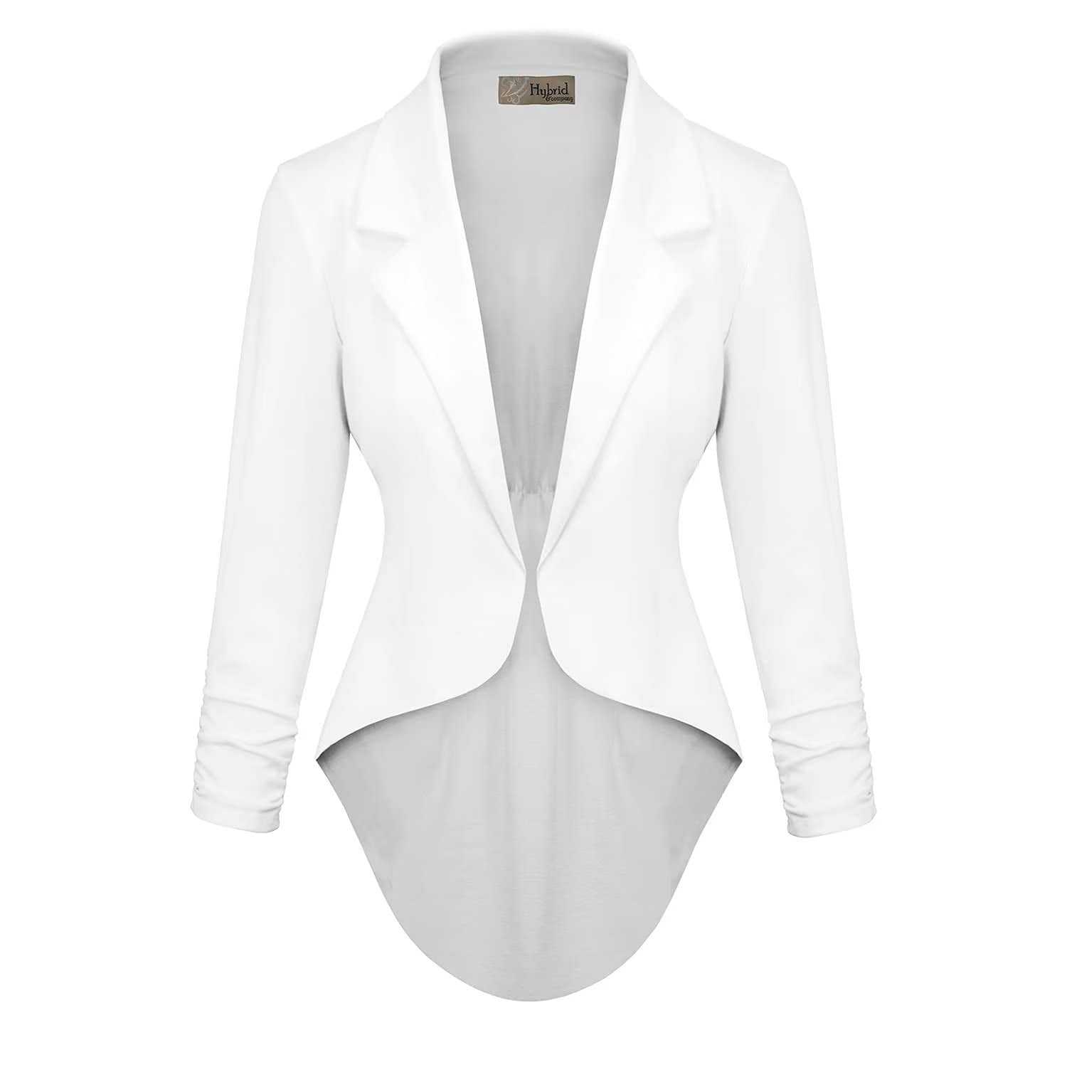 Hybrid & Company Womens Casual Work High Low Blazer Jacket JK45590 ...