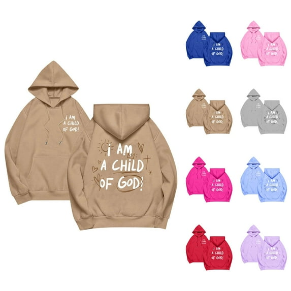 Womens Christian Hoodies 2026 Fall Winter Long Sleeve Cute Casual Bible ...