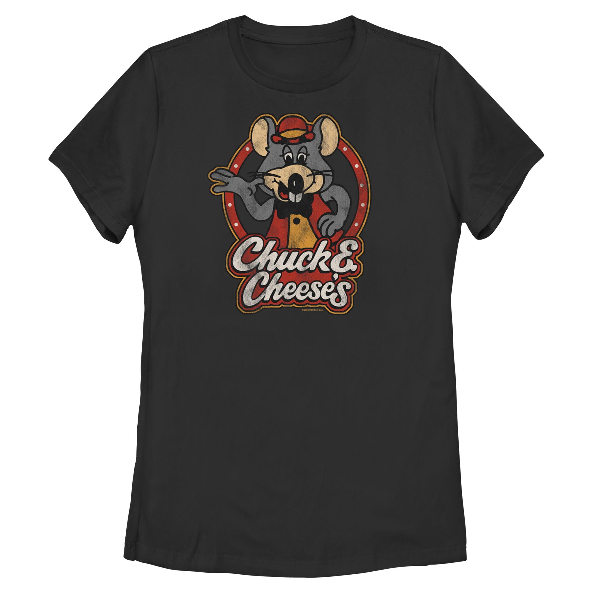 Womens Chuck E. Cheese Retro Pose T Shirt - Walmart.com