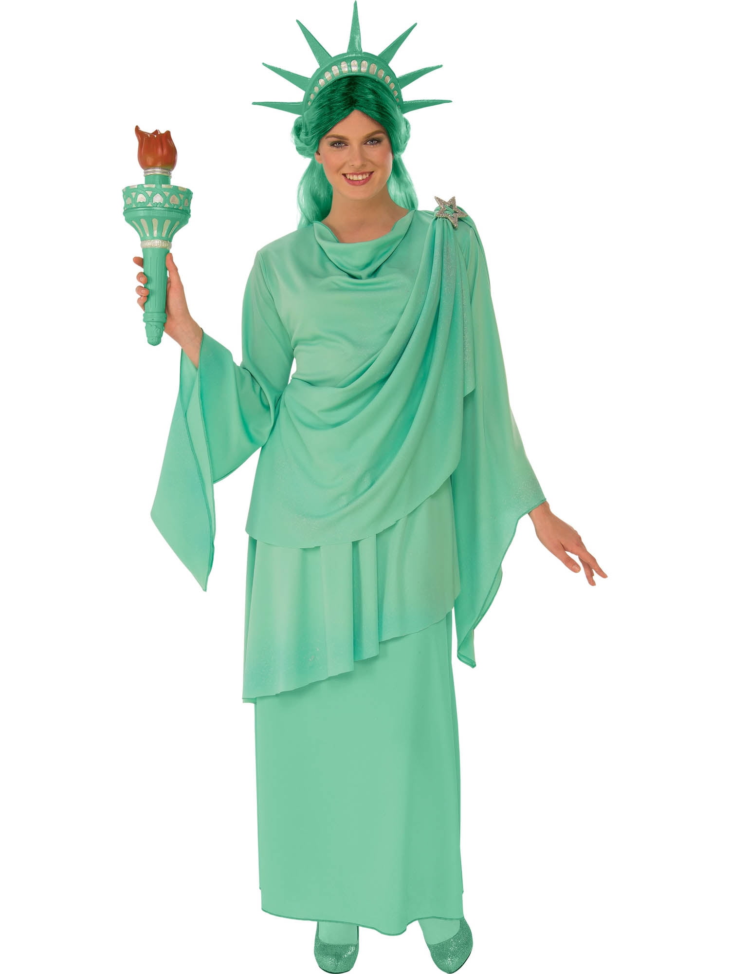 Rubies Classic Lady Liberty Costume for Adults, Women's Large - Walmart.com