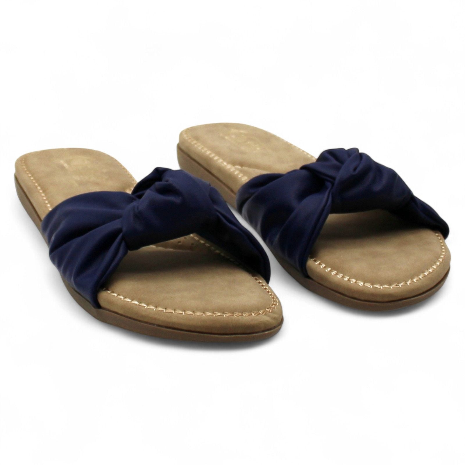 Womens Cliffs by White Mountain Slide Comfort Sandals - Walmart.com