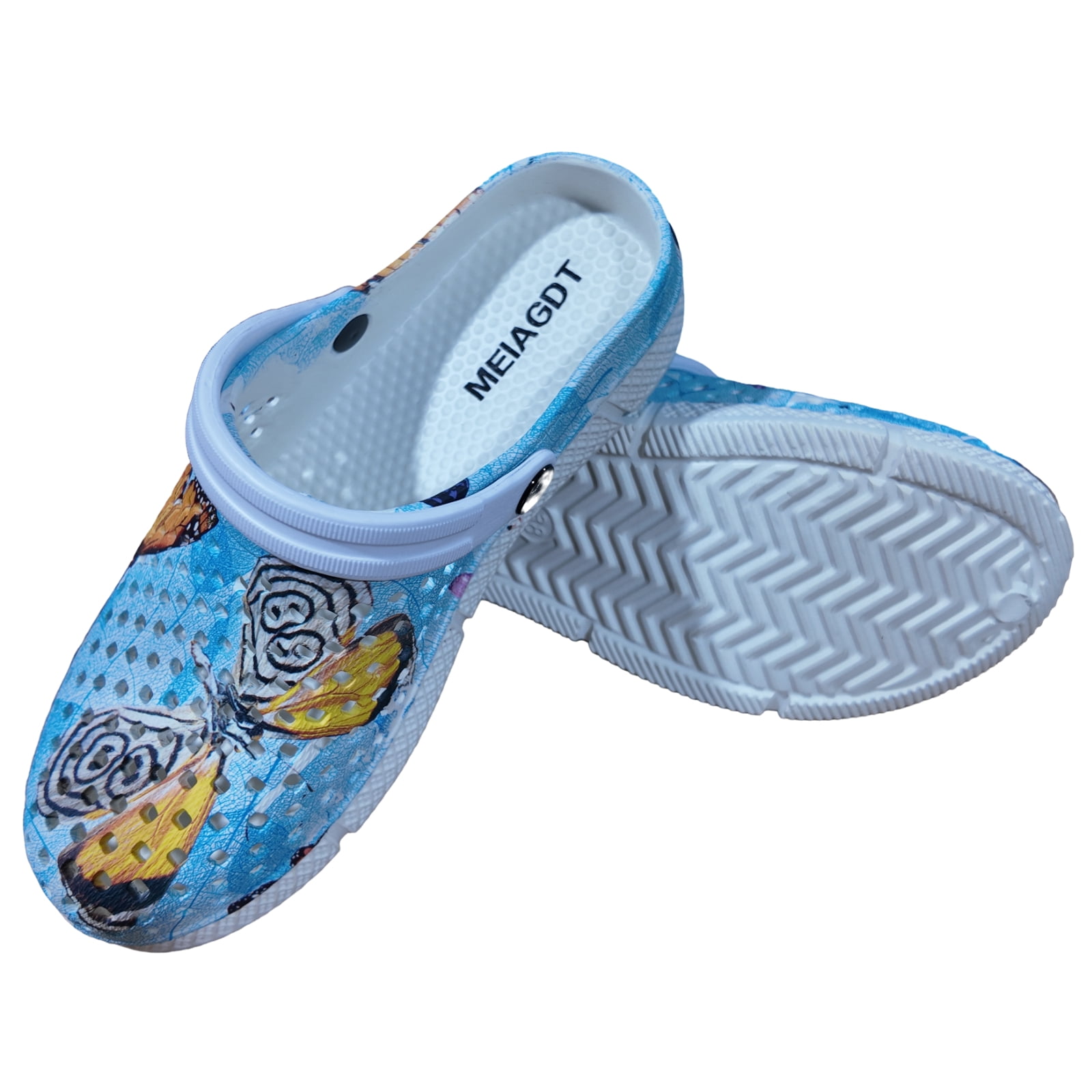 Womens Clogs Garden Shoes Slip-On Comfort Outdoor Beach Slippers Water ...