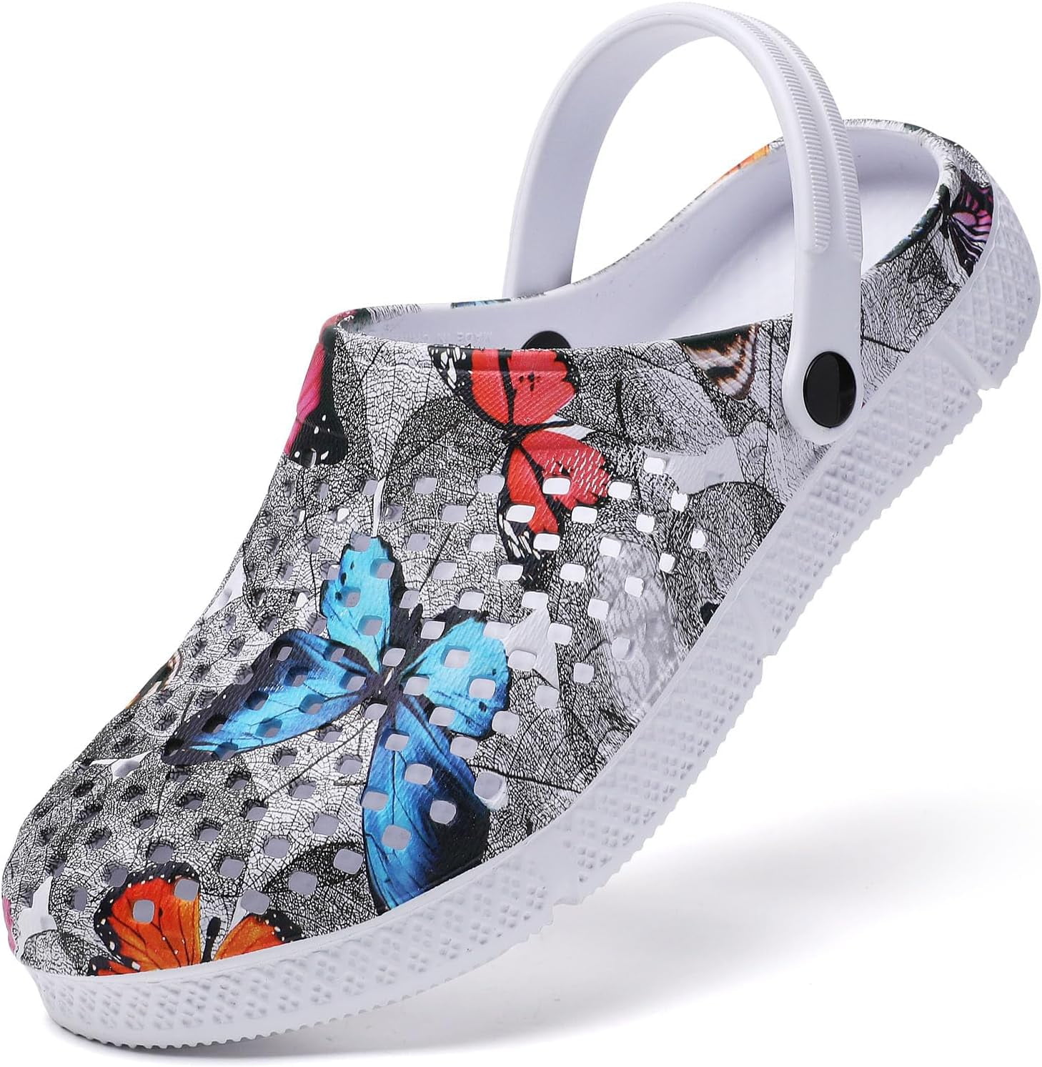 Womens Clogs Garden Shoes Slip-On Comfort Outdoor Beach Slippers Water ...