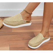 Slack Men's Slip on Slippers with Durable Nonslip Rubber Sole for ...