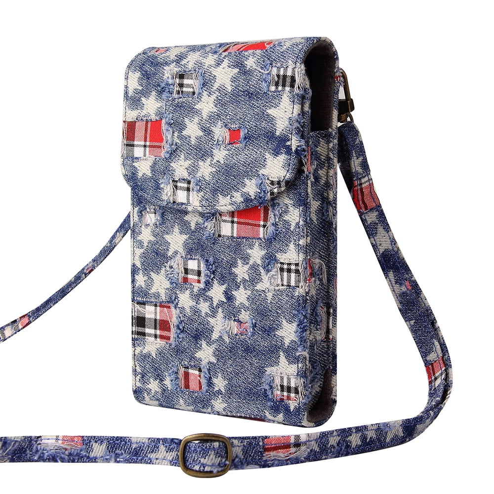 Womens Crossbody Wallet Phone Case with Shoulder Strap, Phone Holster ...