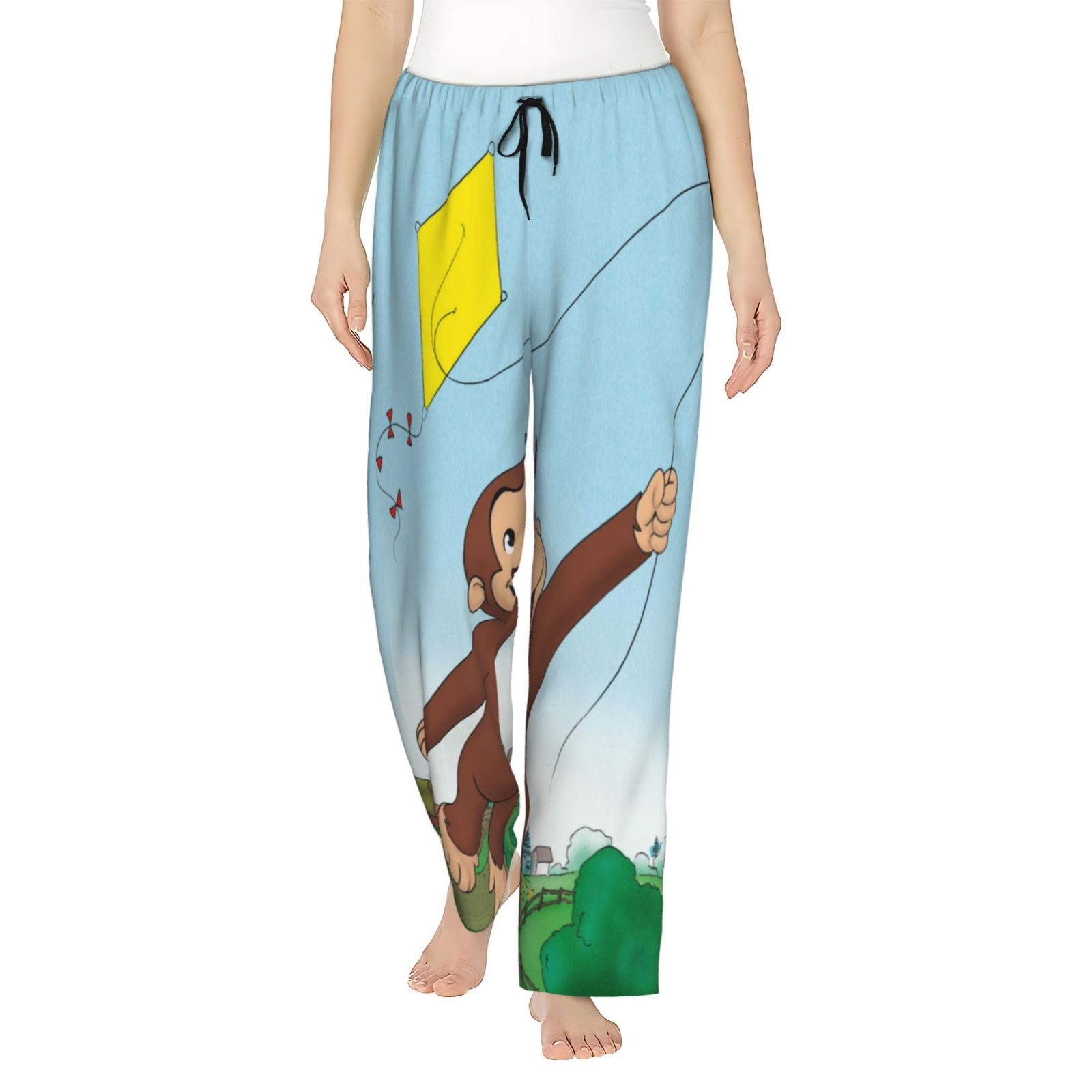 Womens Curi-ous Geor-ge Pajama Pants Lounge Pants Super Soft Pajama ...