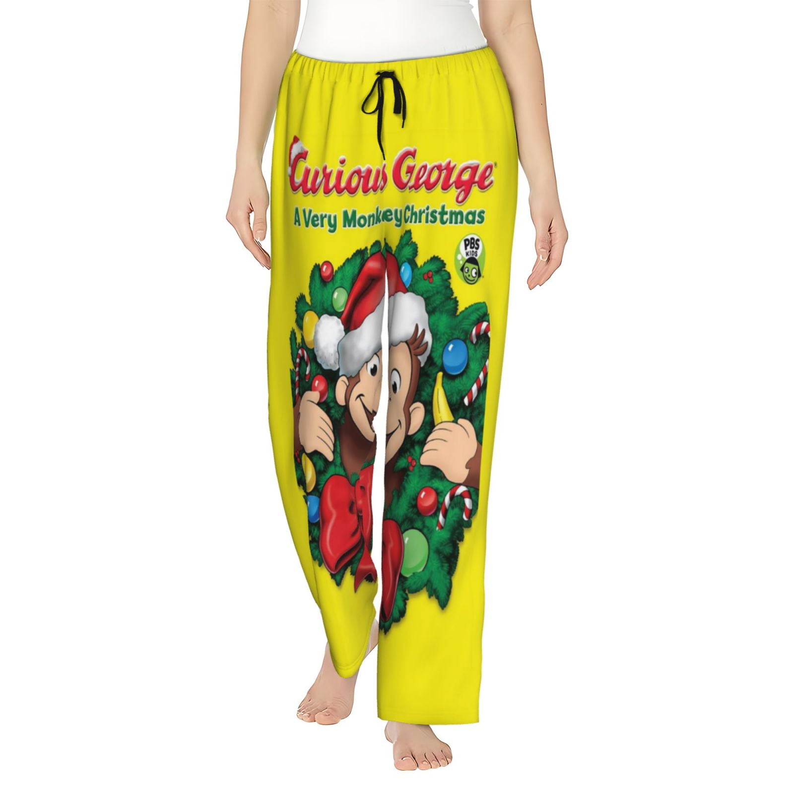 Womens Curi-ous Geor-ge Pajama Pants Lounge Pants Super Soft Pajama ...
