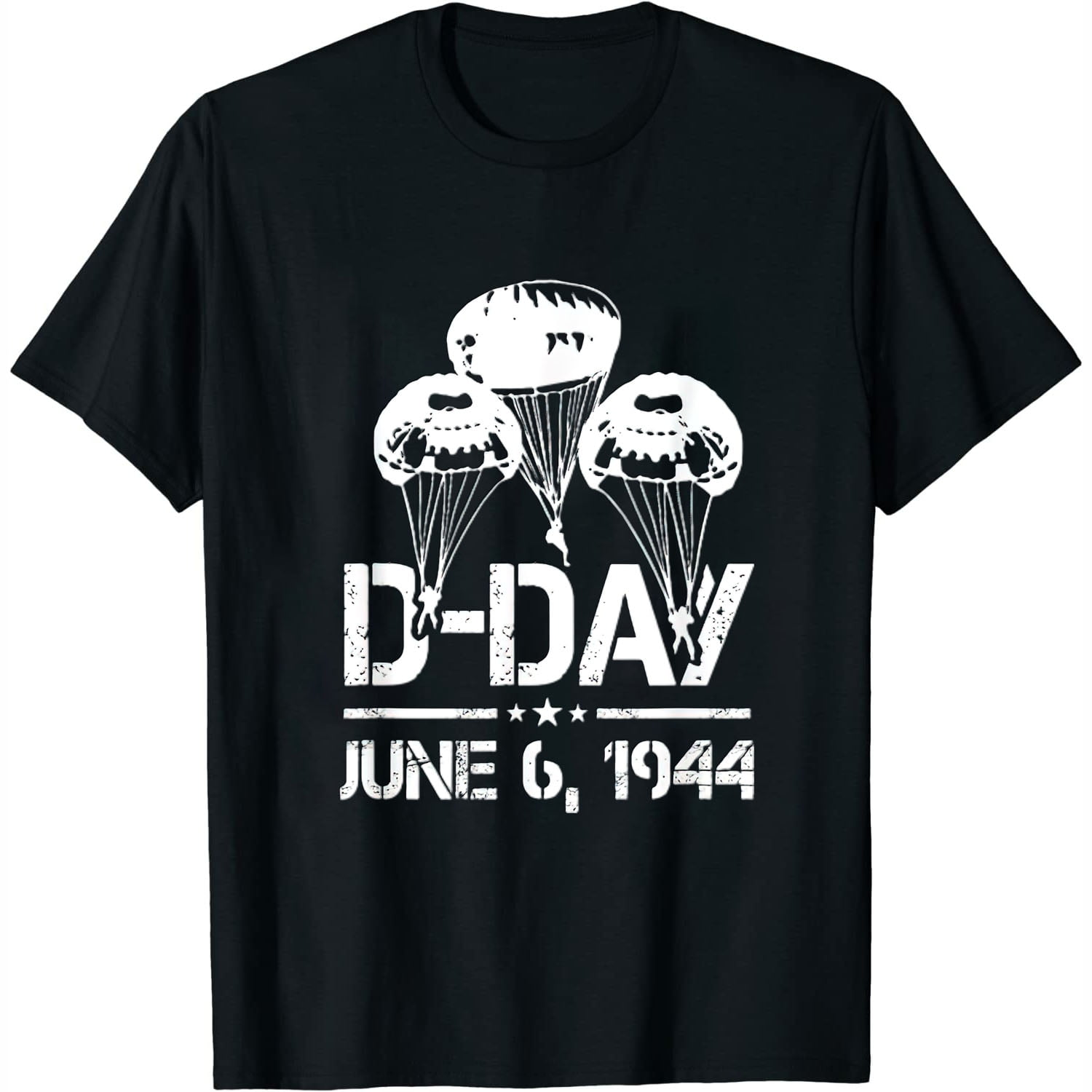 Womens D-Day Paratroopers Omaha Beach WW2 Military Veteran T-Shirt ...