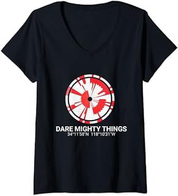 Womens Dare Mighty Things Perseverance Mars Rover Landing Pattern V ...