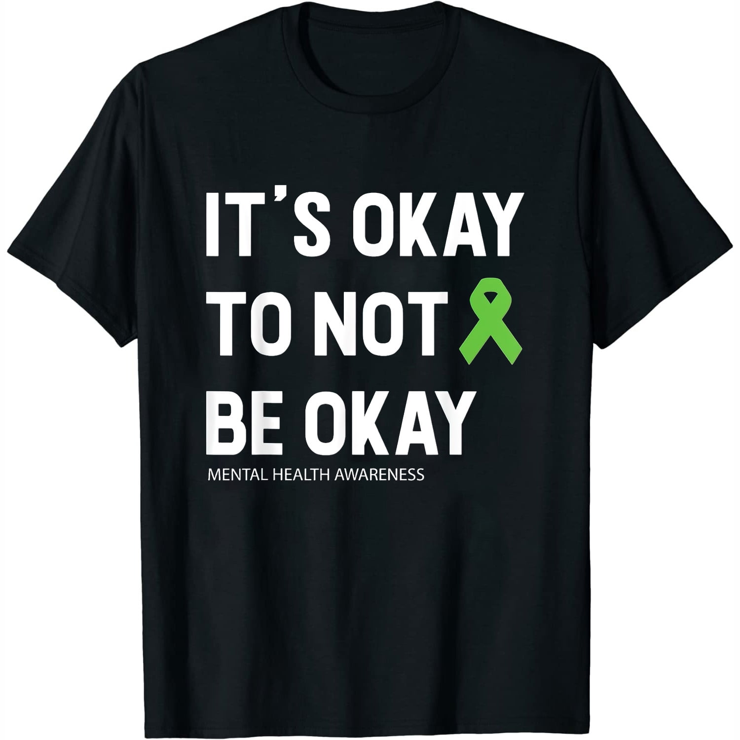 Womens Depression Mental Health Awareness T-Shirt Black Large - Walmart.com