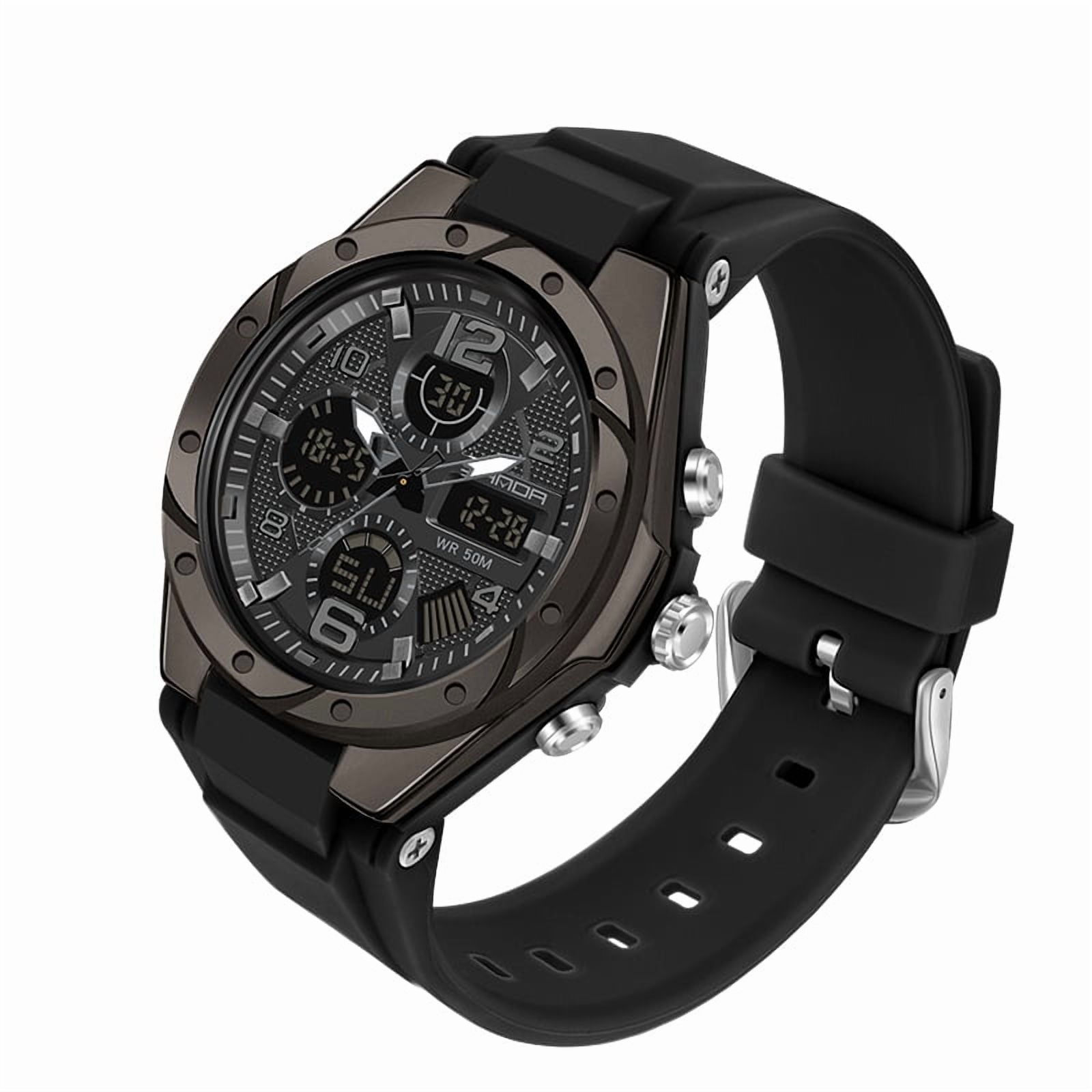 Womens Digital Watch Sport Waterproof Watch Analog Military Tactical ...
