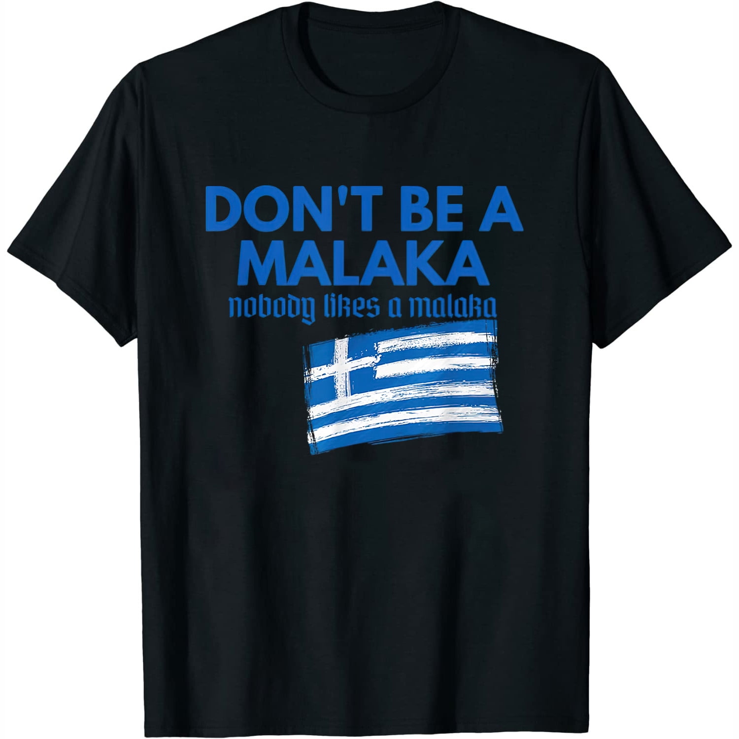 Womens Don't Be A Malaka - Medusa Greek T-Shirt Black Large - Walmart.com