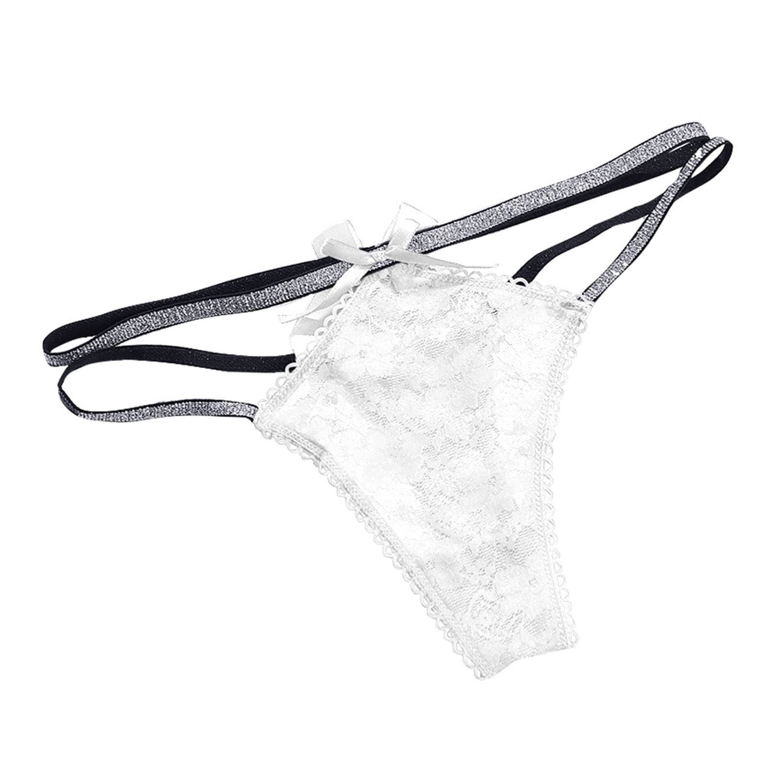 Womens Double Butterfly Seductive Lace Thong Sexy Spicy Breathable