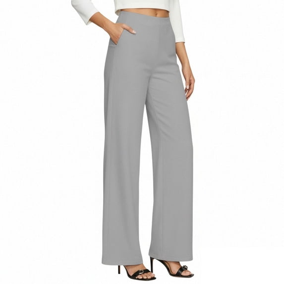 Womens Dress Pants Stretchy Work Pants Business Casual Slacks High ...
