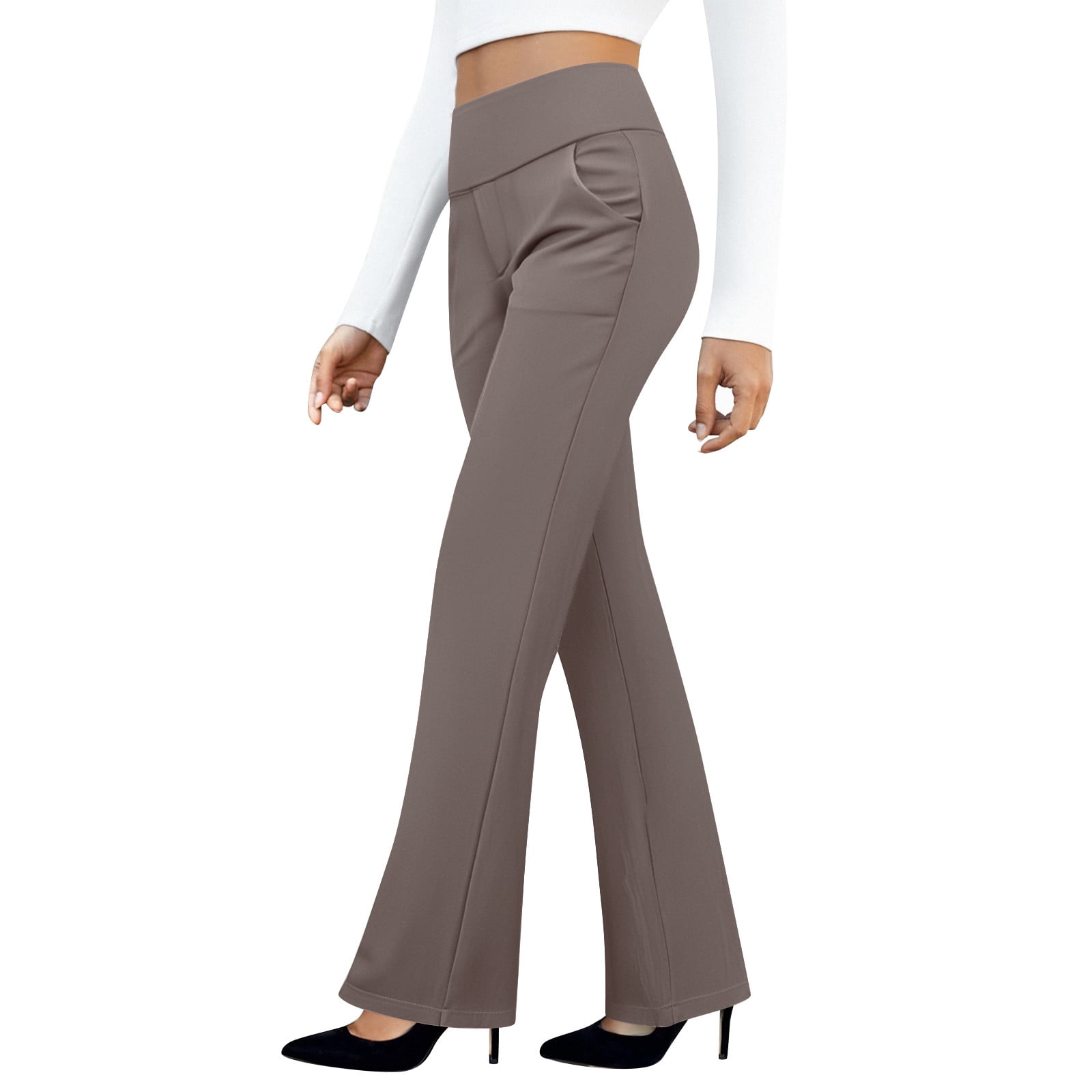 Womens Dress Pants for Work Business Casual Pants Stretch Pull On ...