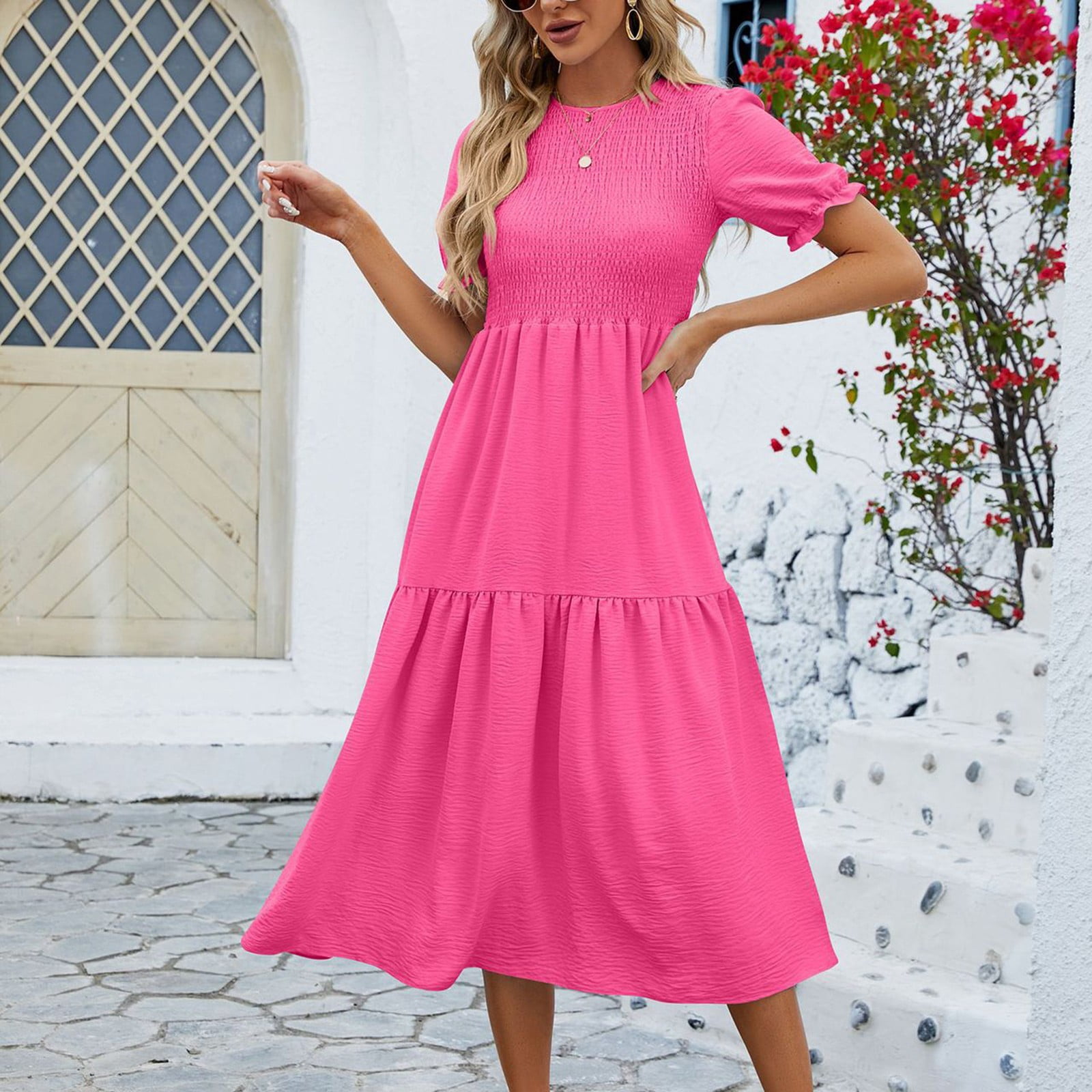 Womens Dresses Cocktail Party Dress Formal Church Dress for Wedding ...