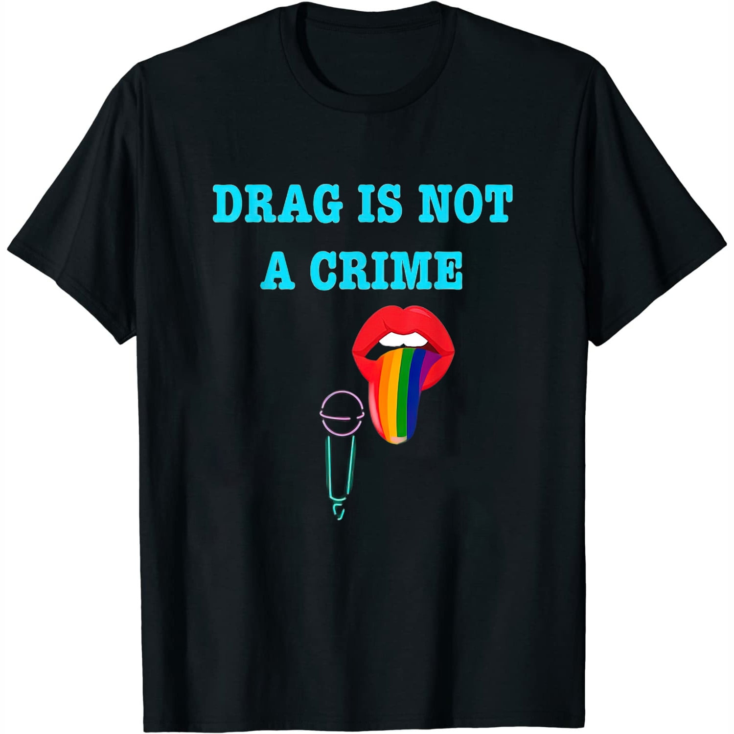 Womens Equality Rights Drag Isn'T Crime Lips Graphic Lgbt Pride T-Shirt ... Womens Equality Rights Drag Isn'T Crime Lips Graphic Lgbt Pride T-Shirt ...