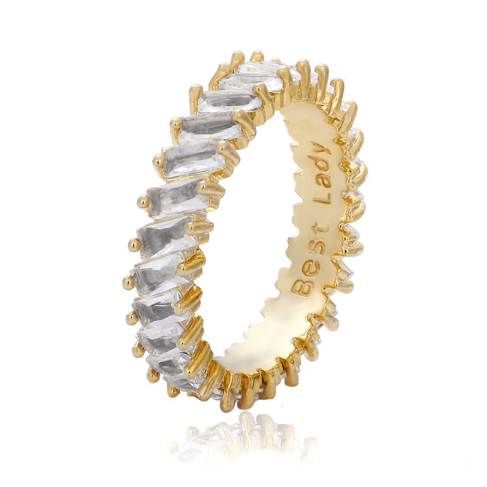 Womens European American Style Synthetic Cubic Zirconia Rhinestone ...