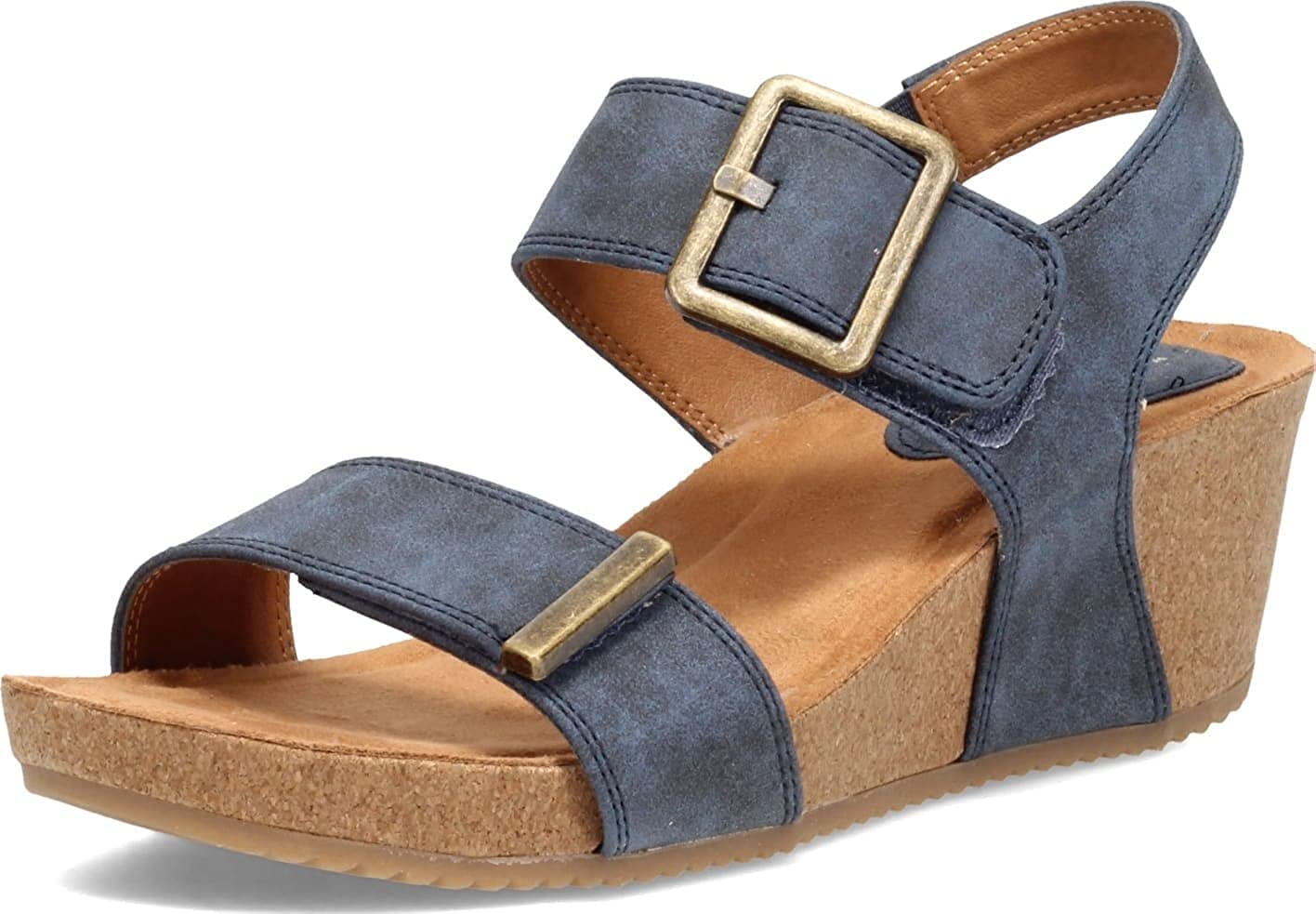 Womens Eurosoft, Elaine Sandal 9 Navy - Walmart.com