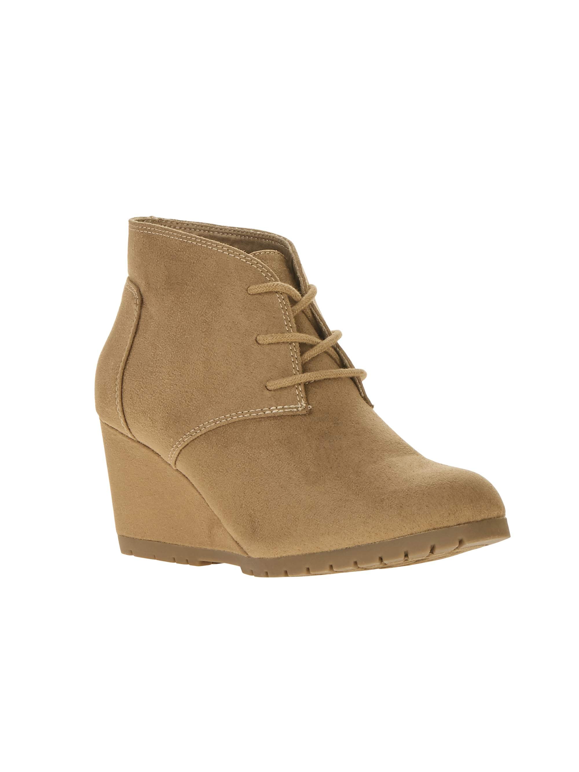 Womens Faded Glory Wedge Boot - Walmart.com
