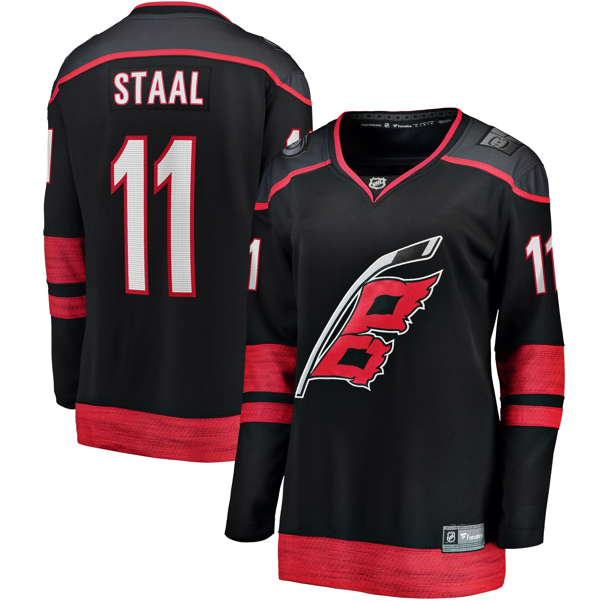 Women's Fanatics Jordan Staal Black Carolina Hurricanes Alternate ...