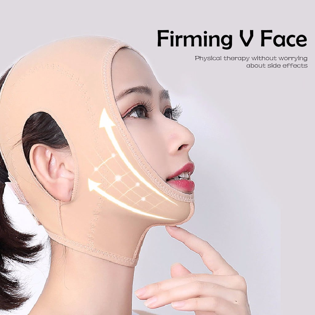 Womens Fashion 2024 Face-Lift Mask Facial Lifting Belt Compression Chin ...