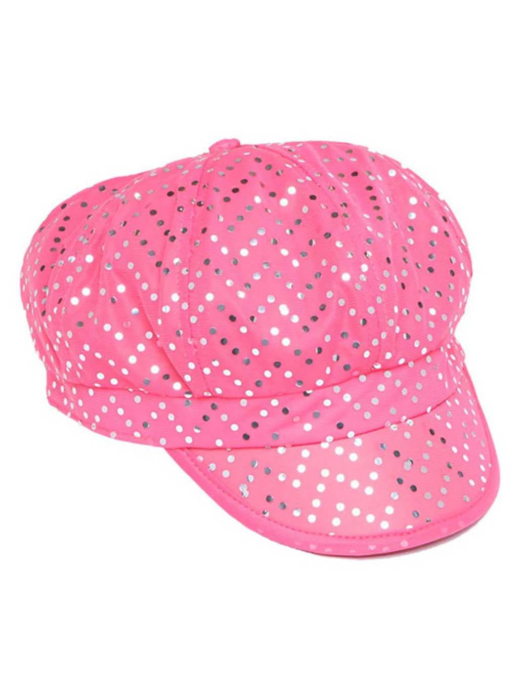 Womens Fashion Sequined Newsboy Cap - Pink - Walmart.com