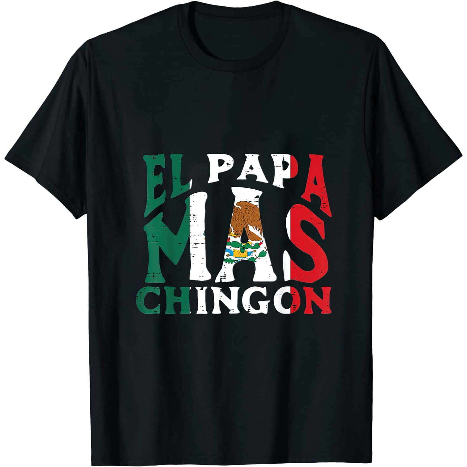 Womens Fathers Day El Papa Mas Chingon Funny Mexican Dad Spanish T ...