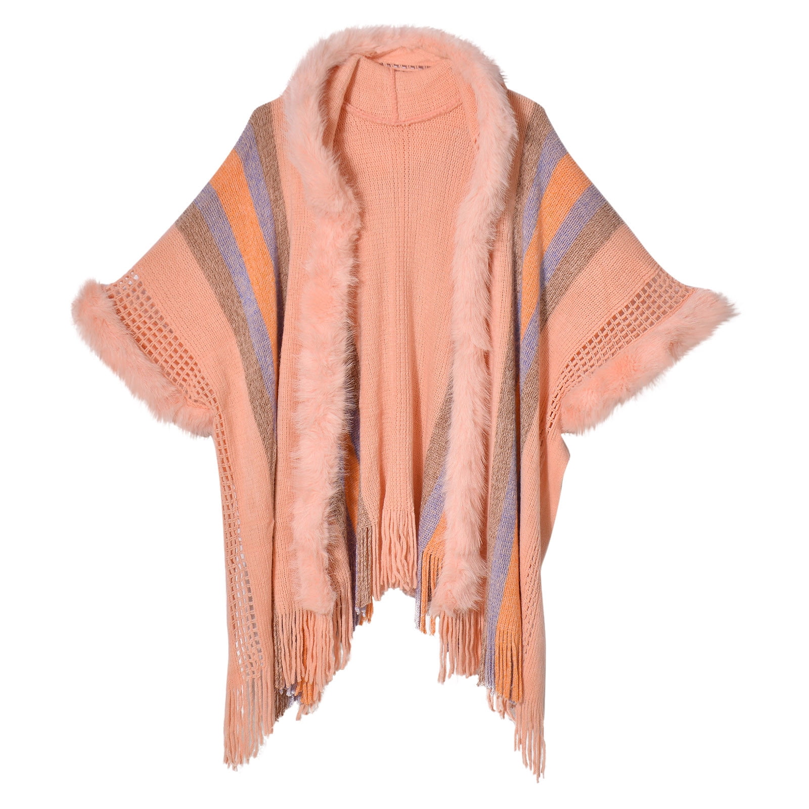 Womens Faux Fur Wraps Shawls for Evening Dresses Dressy Casual Formal ...