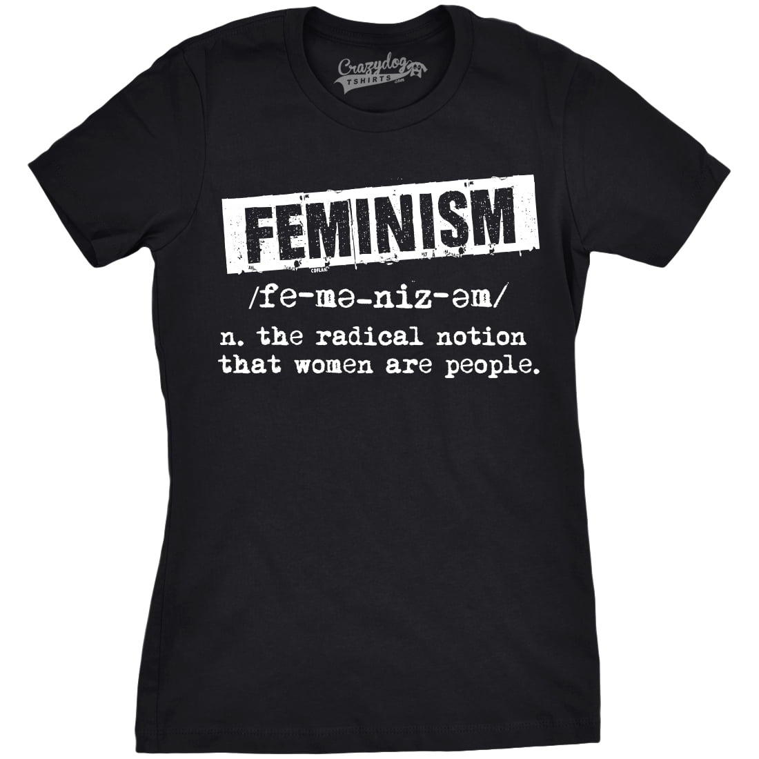 Womens Feminist Definition Cool Empowerment T Shirt For Ladies Womens