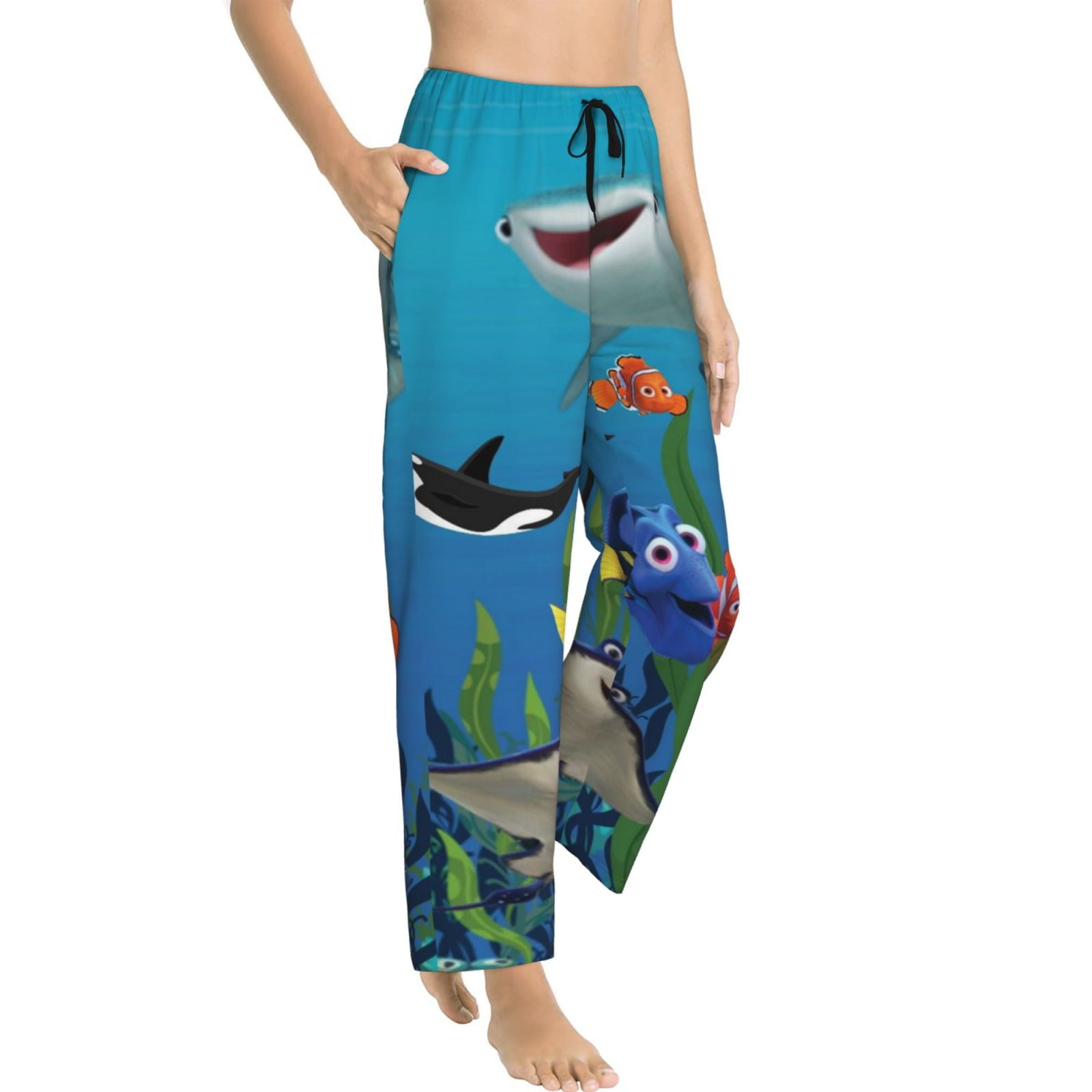 Womens Finding Nemo Pajama Pants Soft Lightweight Pajama Pants Cartoon ...
