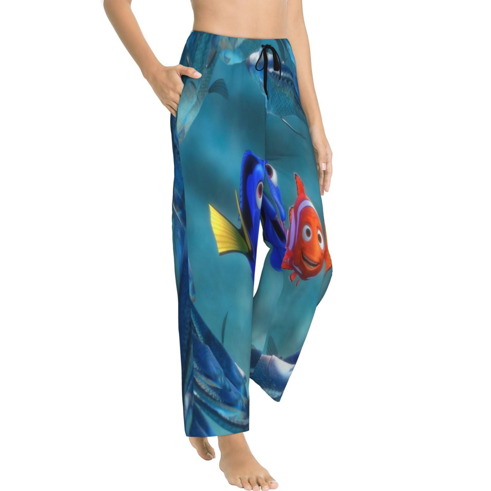 Womens Finding Nemo Pajama Pants Soft Lightweight Pajama Pants Cartoon ...