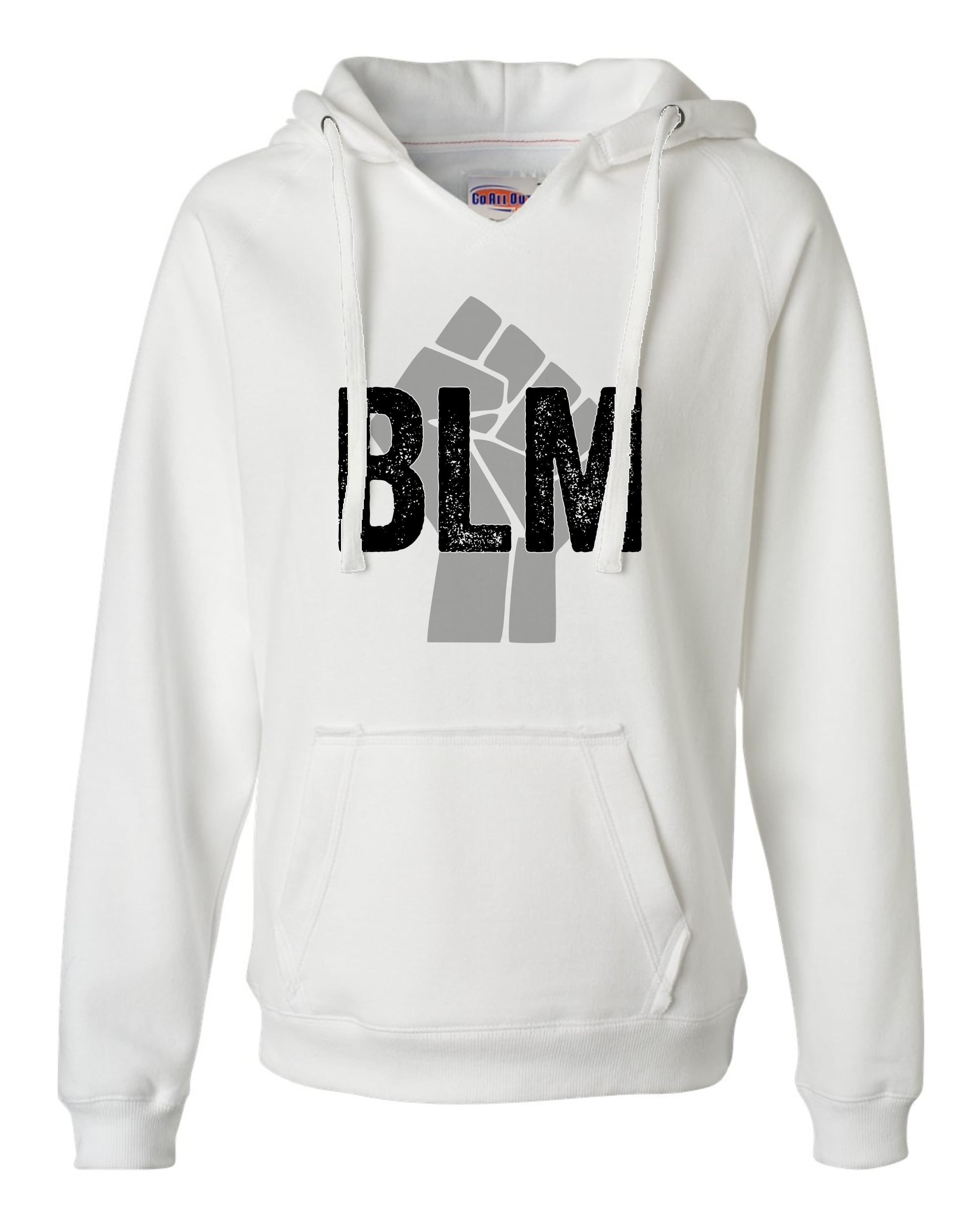 Womens Fist BLM Black Lives Matter Deluxe Soft Hoodie - Walmart.com